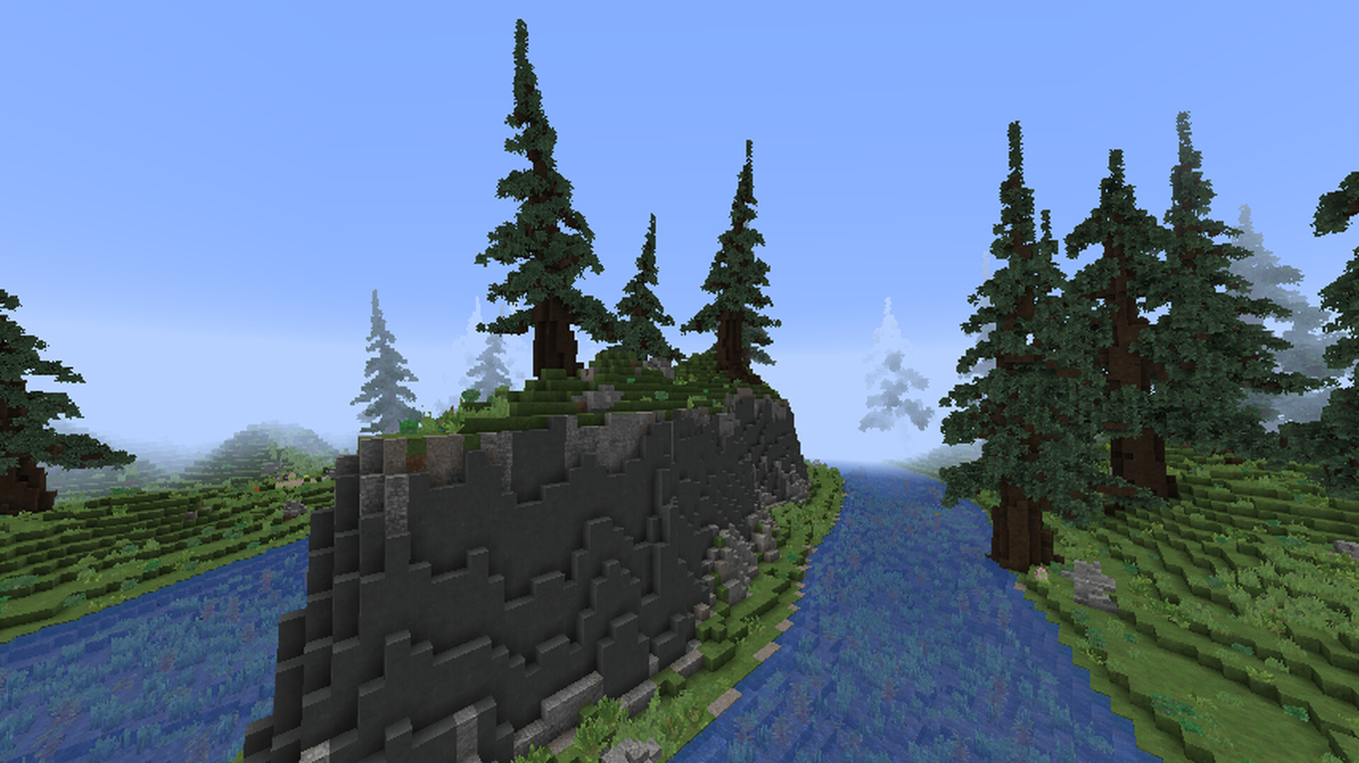 The Taiga River - 1,536 x 1,536 Map Minecraft Map