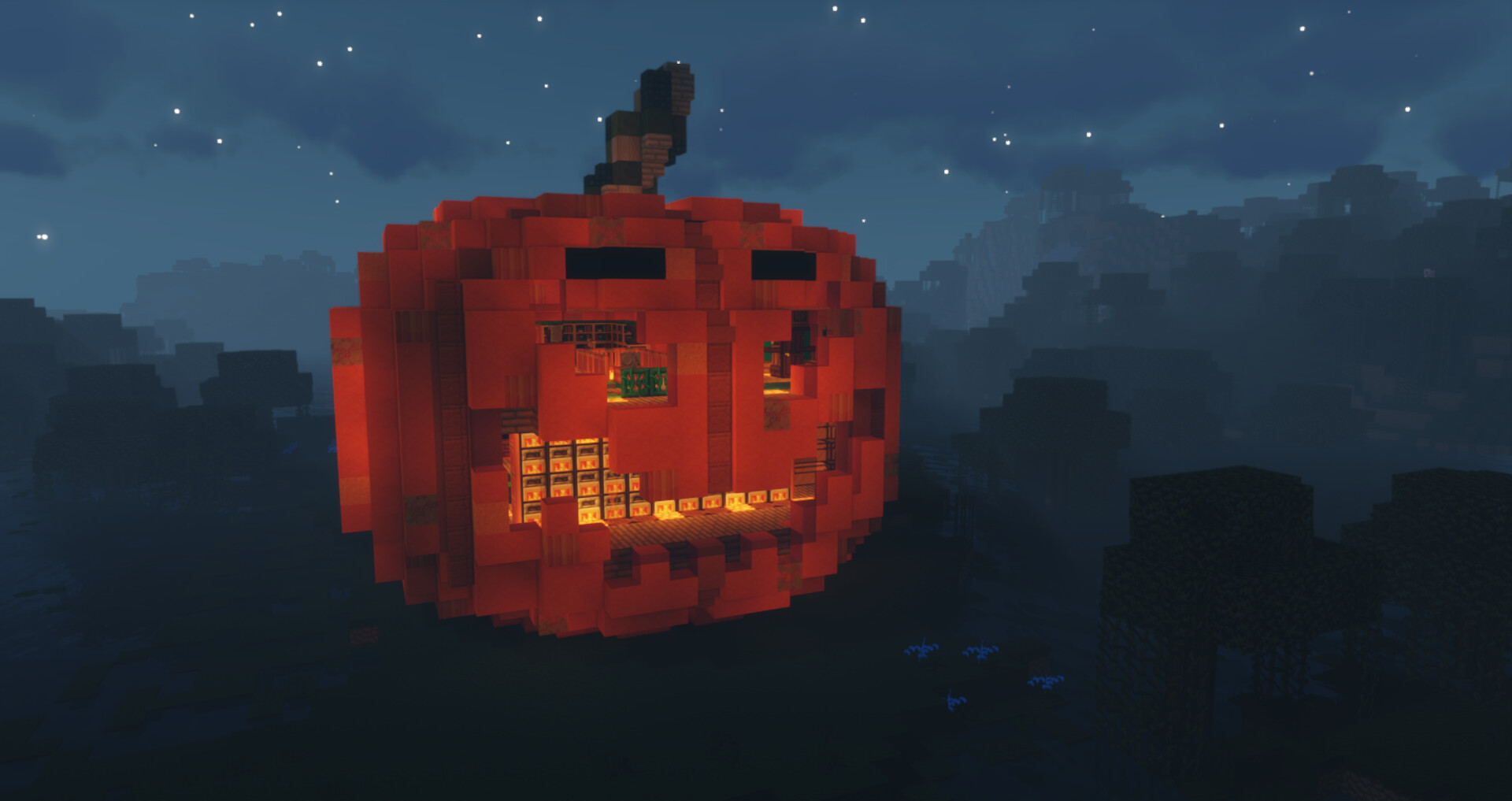 Pumpkin Paradise - Survival Base Minecraft Map