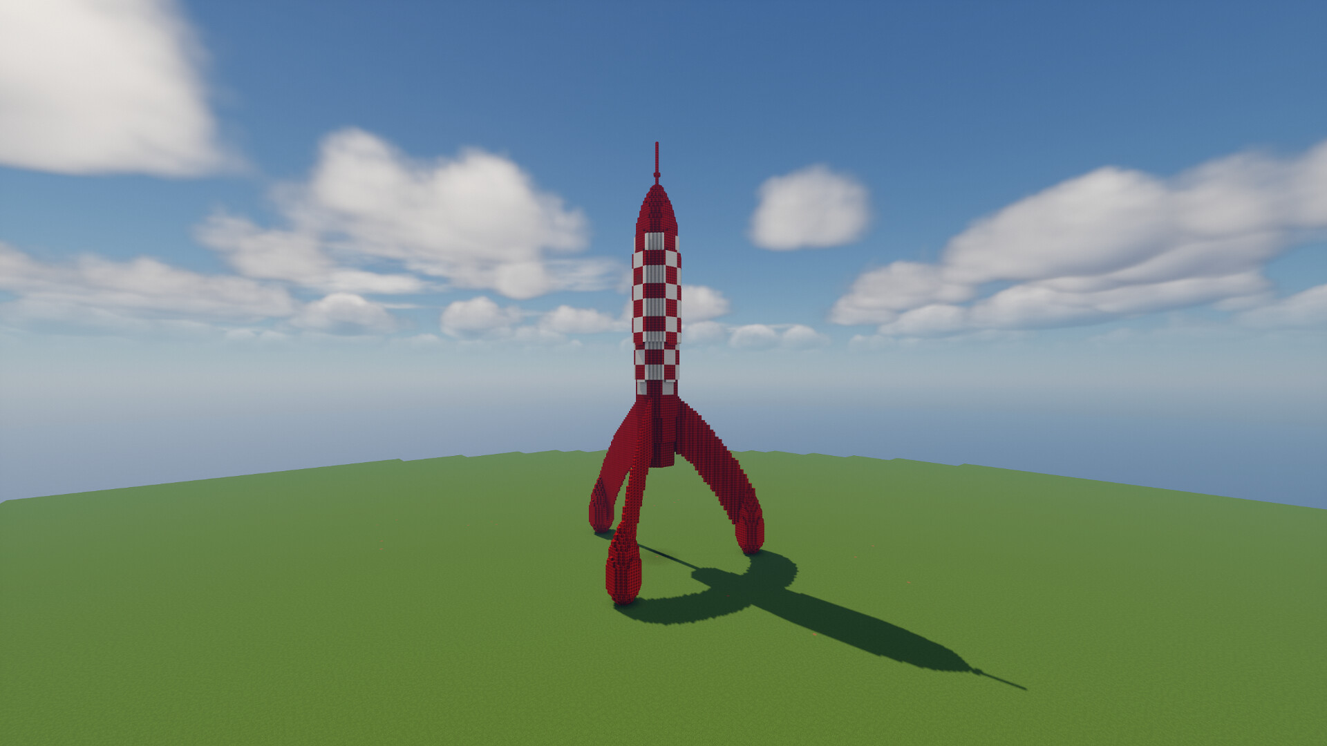 Tintin's Rocket Minecraft Map