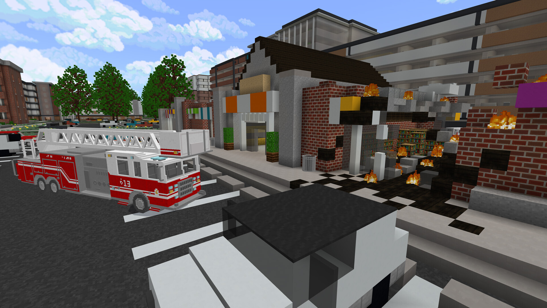 Fairbanks Fire Station | Avalable now on the Minecraft Marketplace ...