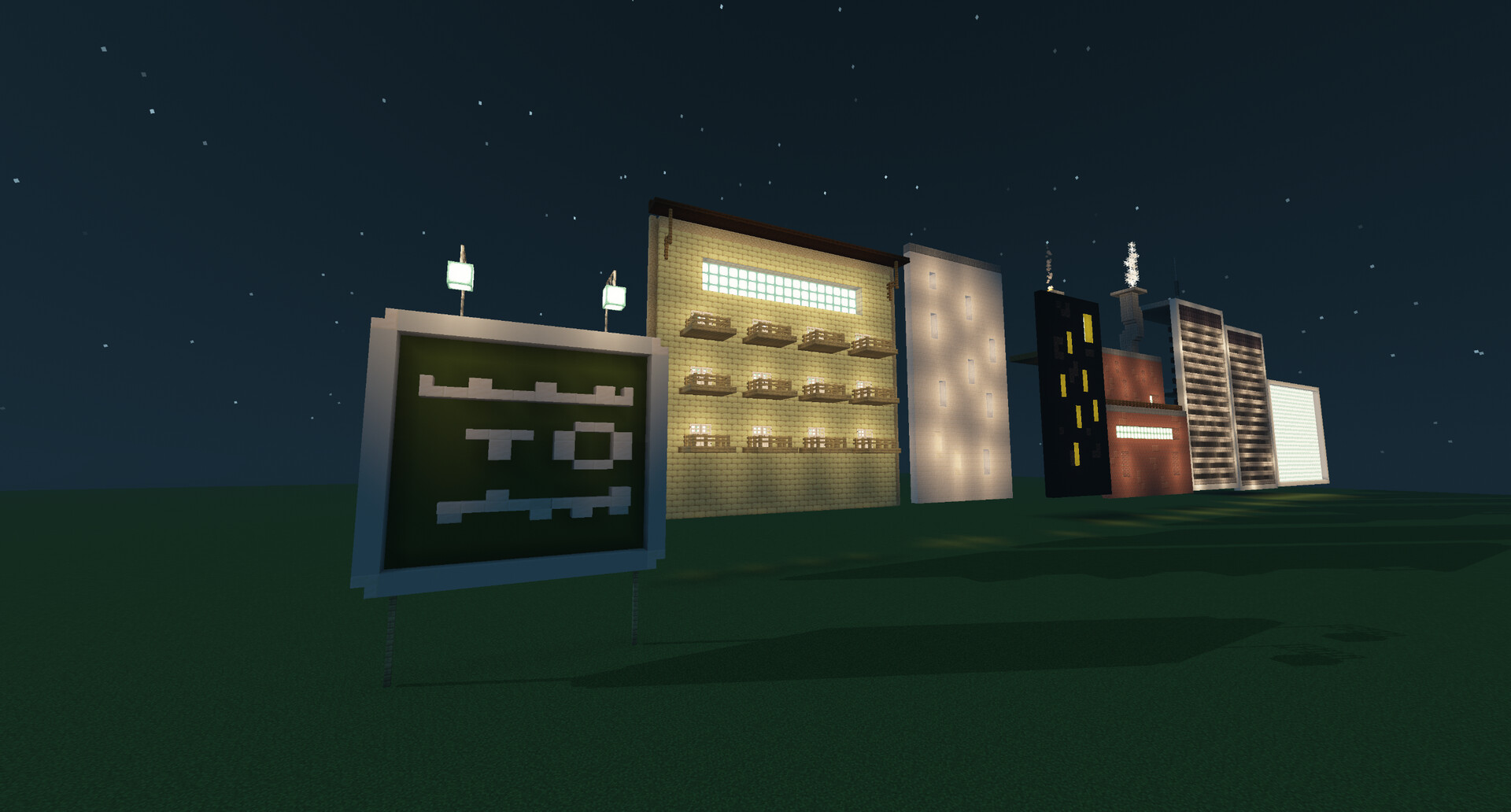 2D City Background for Minecraft Maps! Minecraft Map