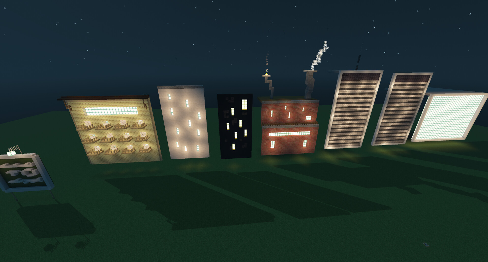 2D City Background for Minecraft Maps! Minecraft Map