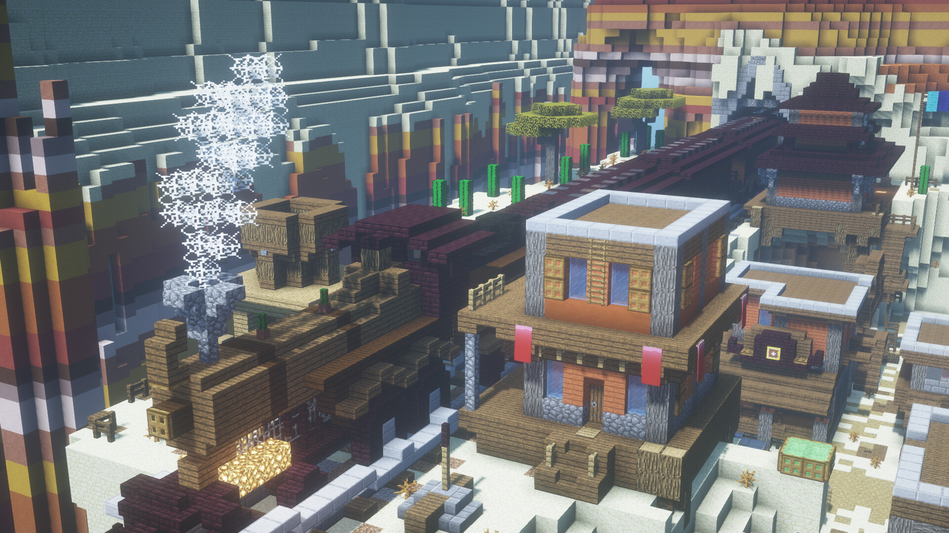 Minecraft Battle: Frontier Large+ Minecraft Map