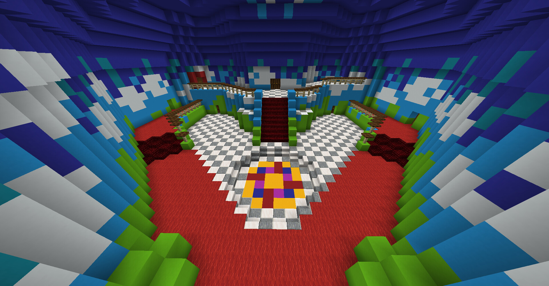 Peach's Castle From Super Mario 64 Minecraft Map