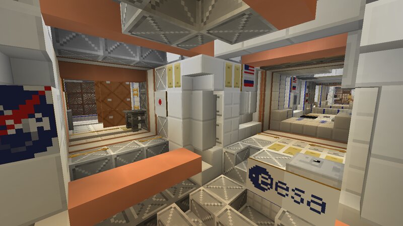 International space station Minecraft Map