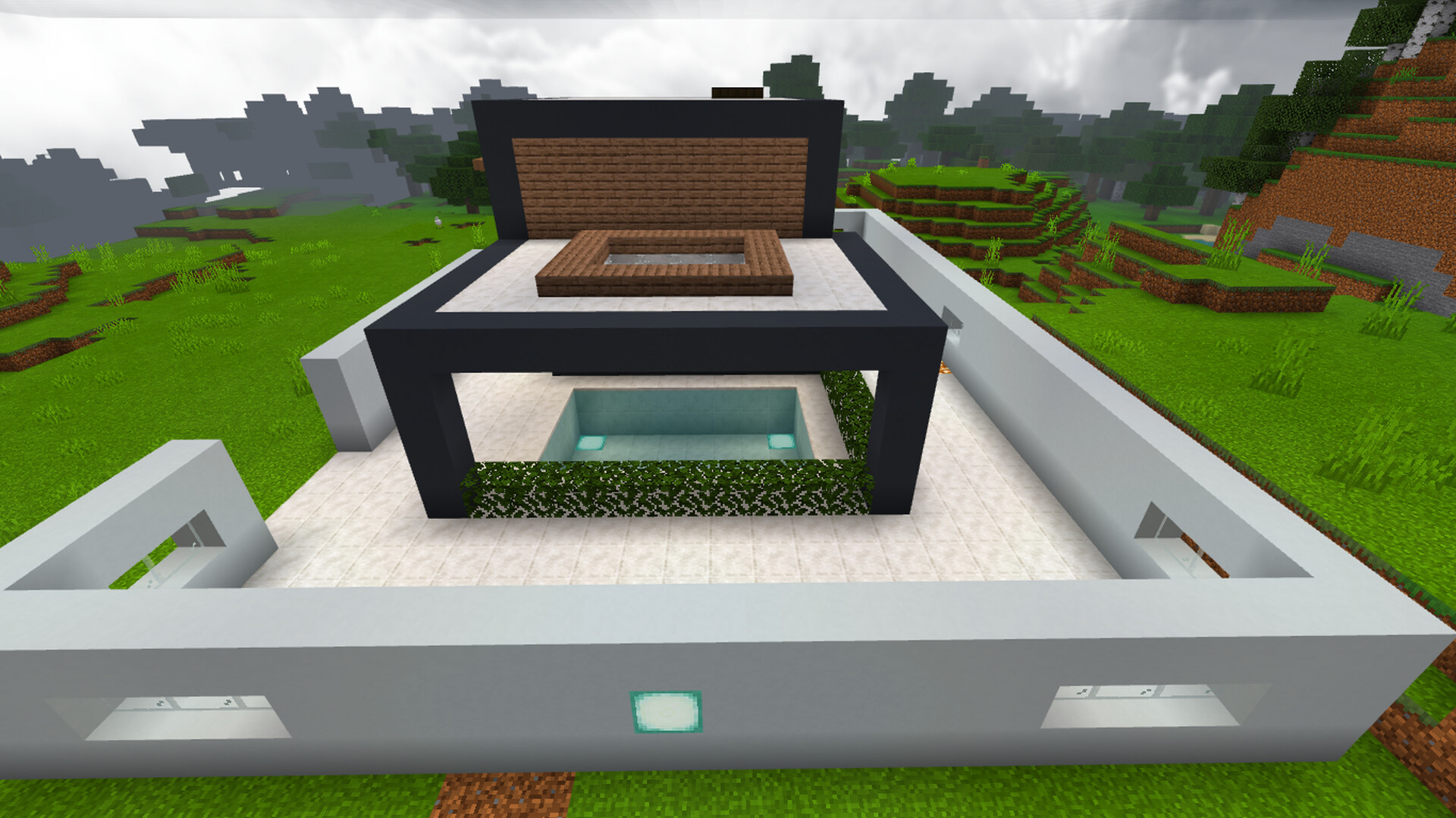 Small Modern House (Bedrock Edition) Minecraft Map