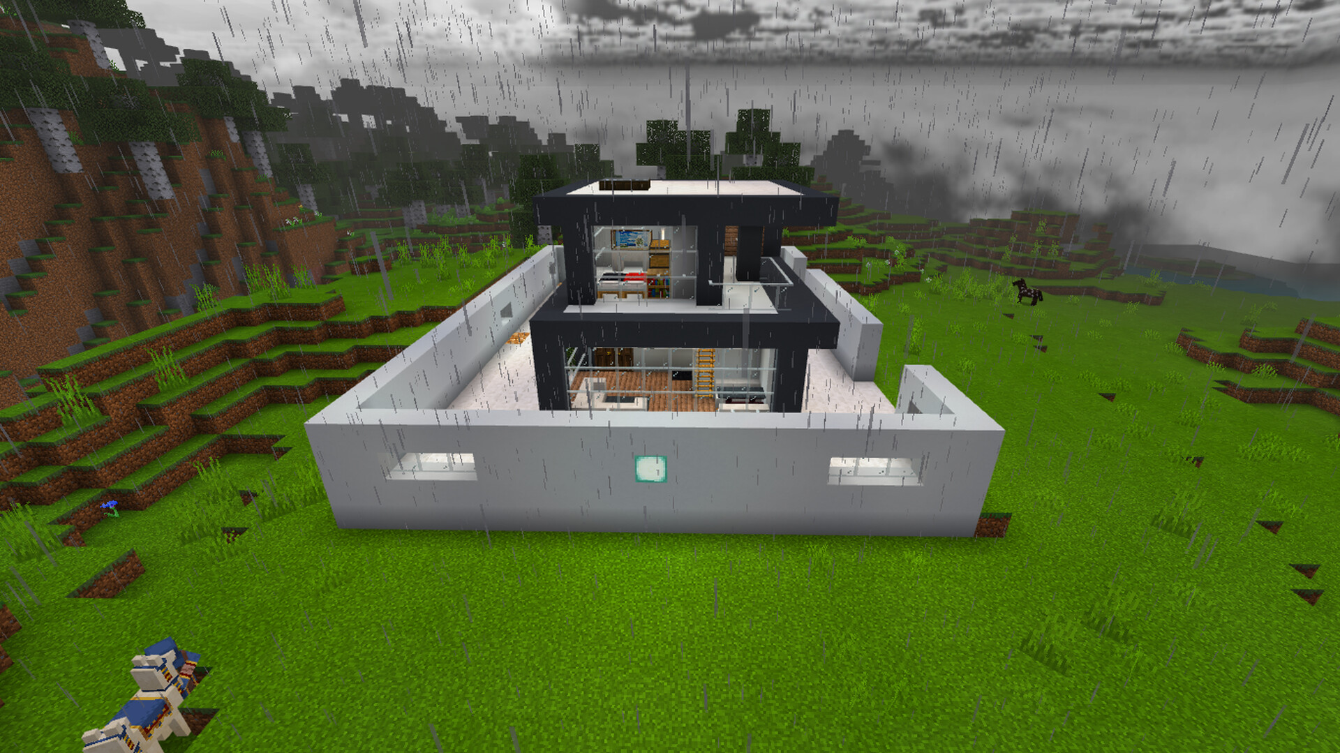 Small Modern House (Bedrock Edition) Minecraft Map