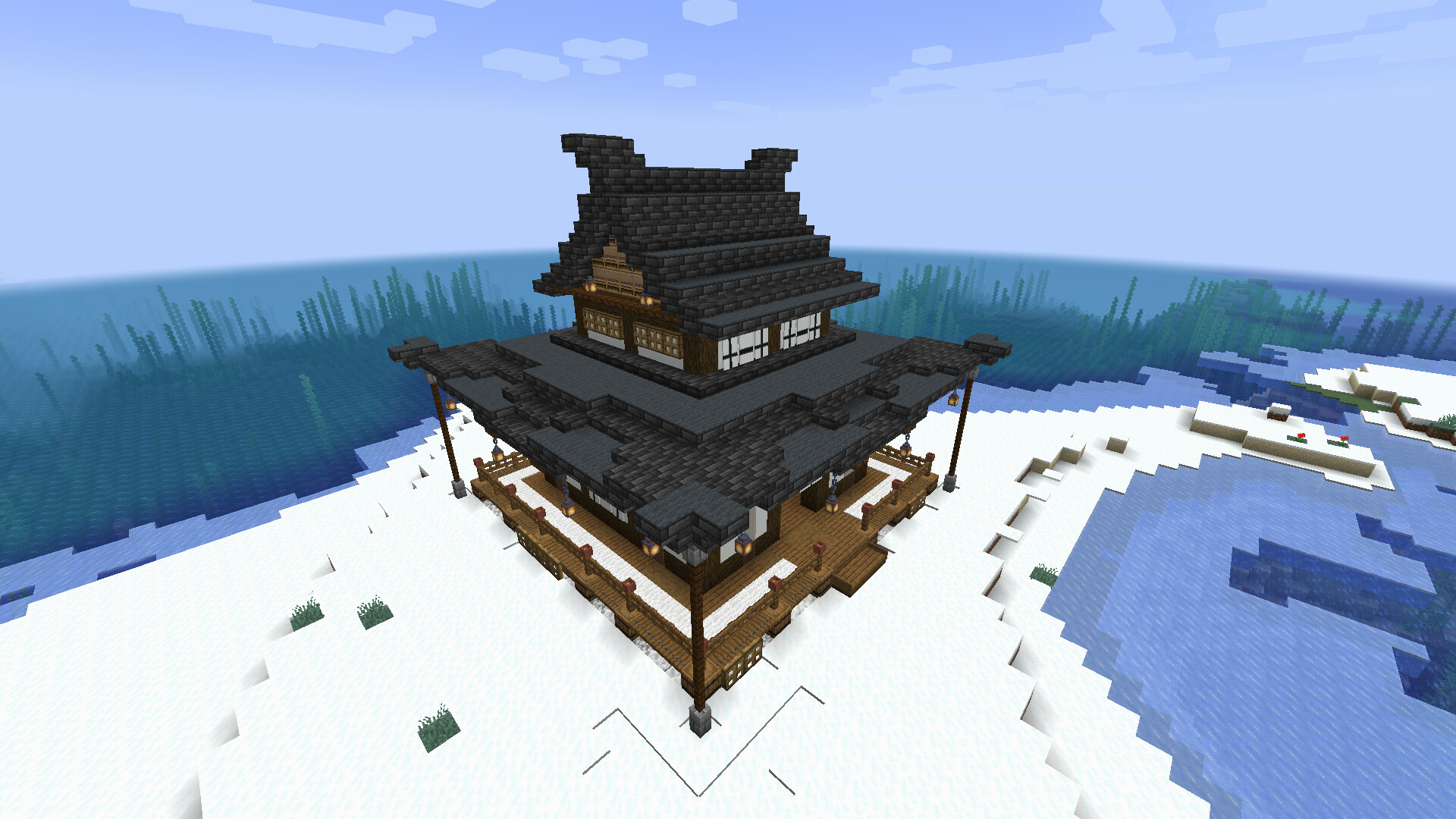Japanese House (Build Tutorial)! Minecraft Map