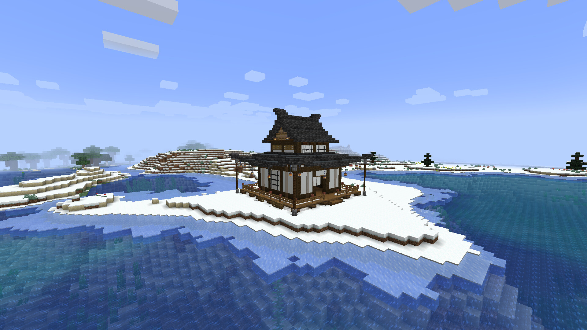 Japanese House (Build Tutorial)! Minecraft Map