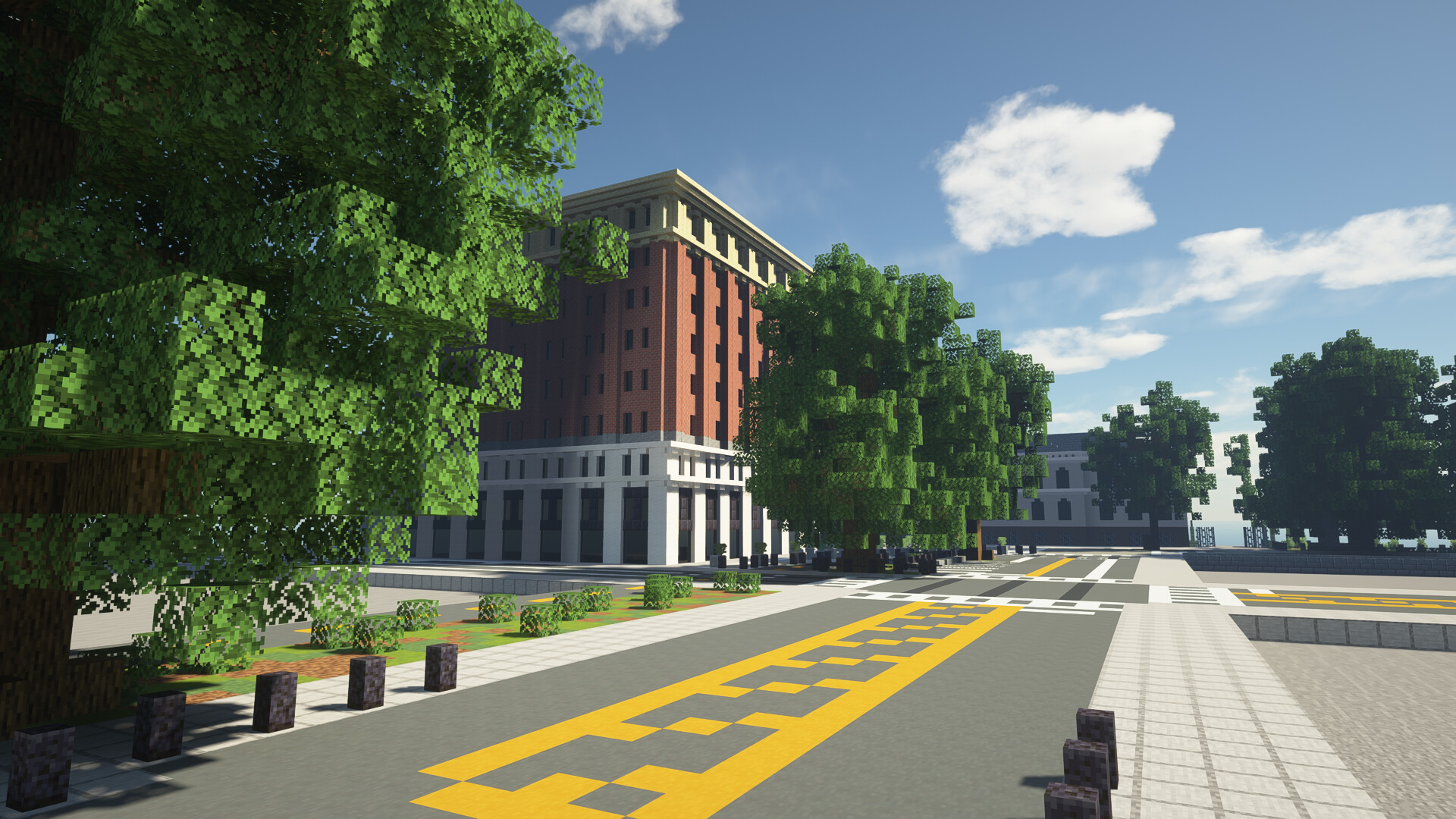 Downtown Brick Building Minecraft Map