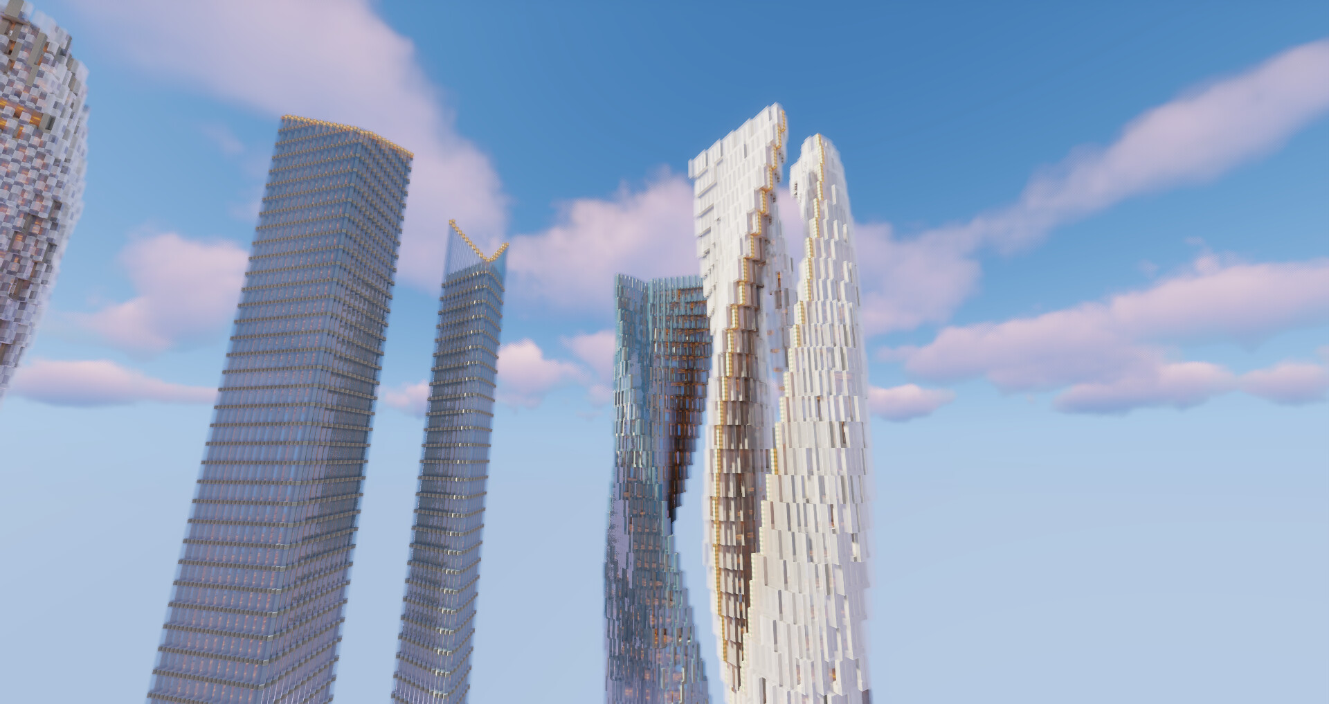 My unique and more futuristic skyscraper design Minecraft Map