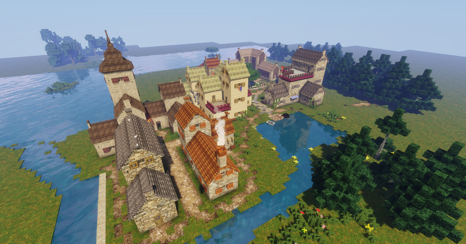 Scarpa - little town inspired by TownScaper Minecraft Map