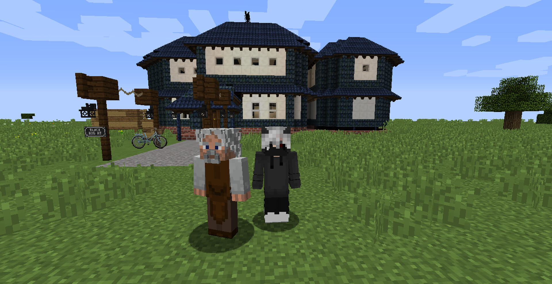 The Blue Mansion Minecraft Map