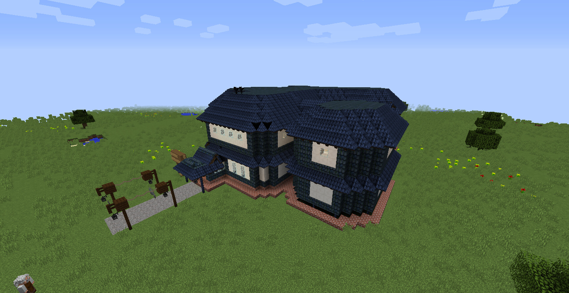 The Blue Mansion Minecraft Map