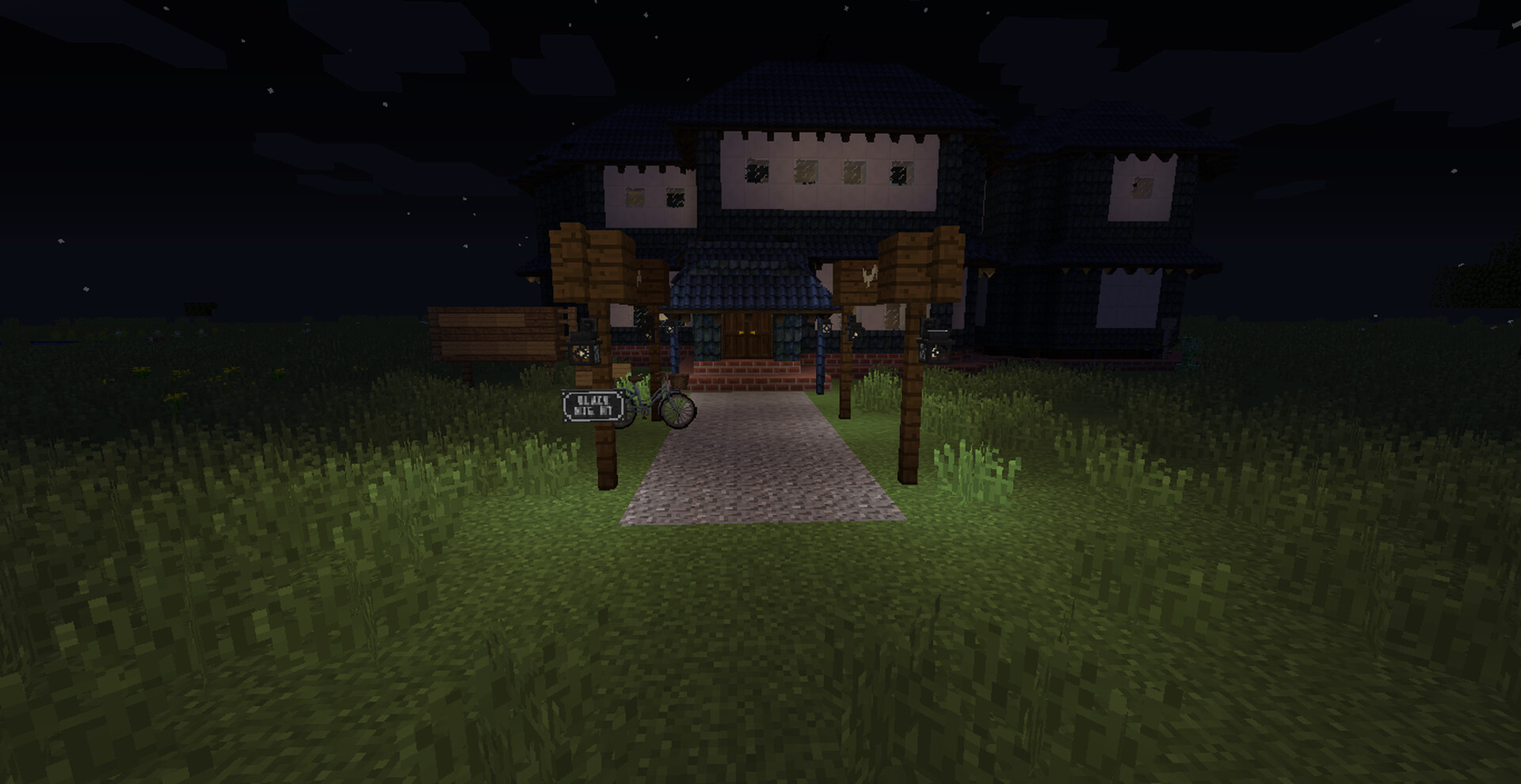 The Blue Mansion Minecraft Map