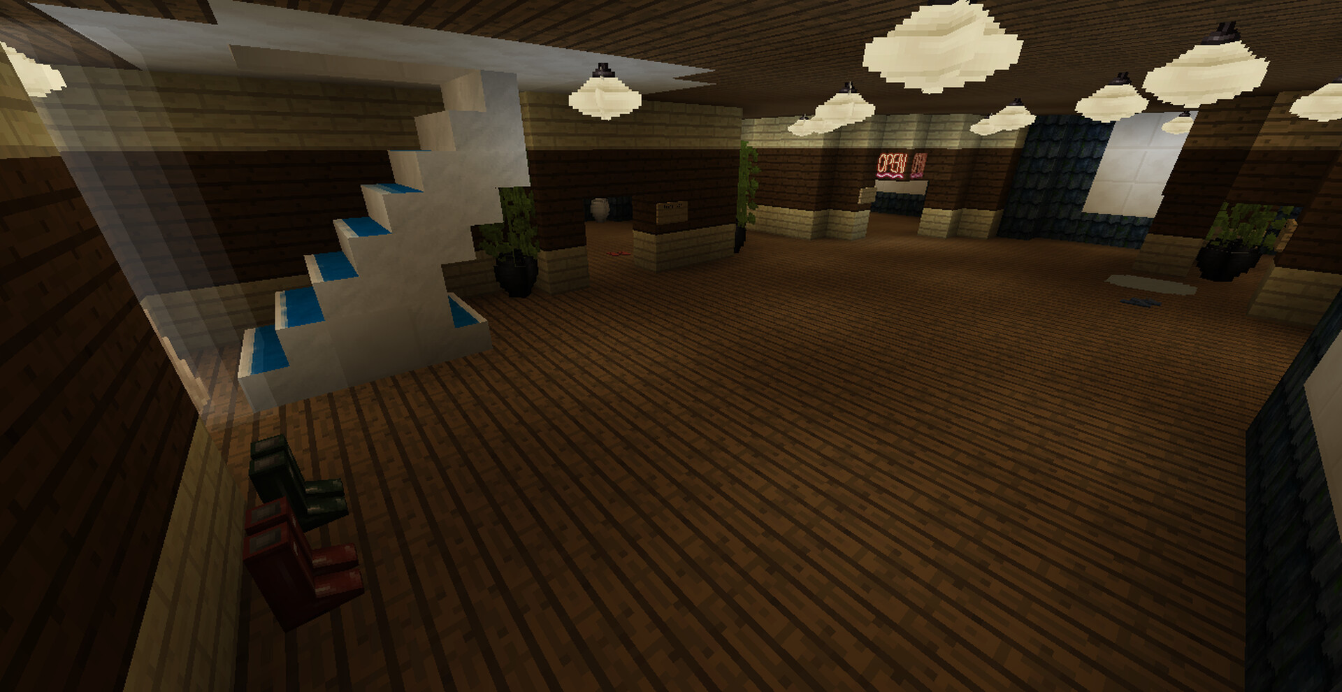 The Blue Mansion Minecraft Map