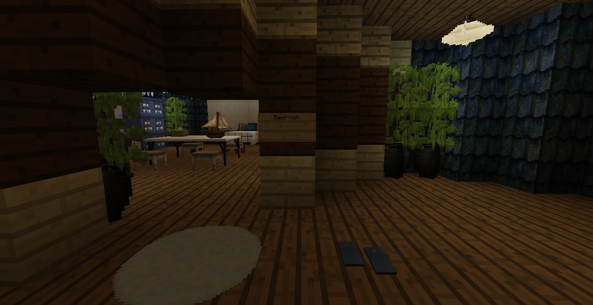 The Blue Mansion Minecraft Map