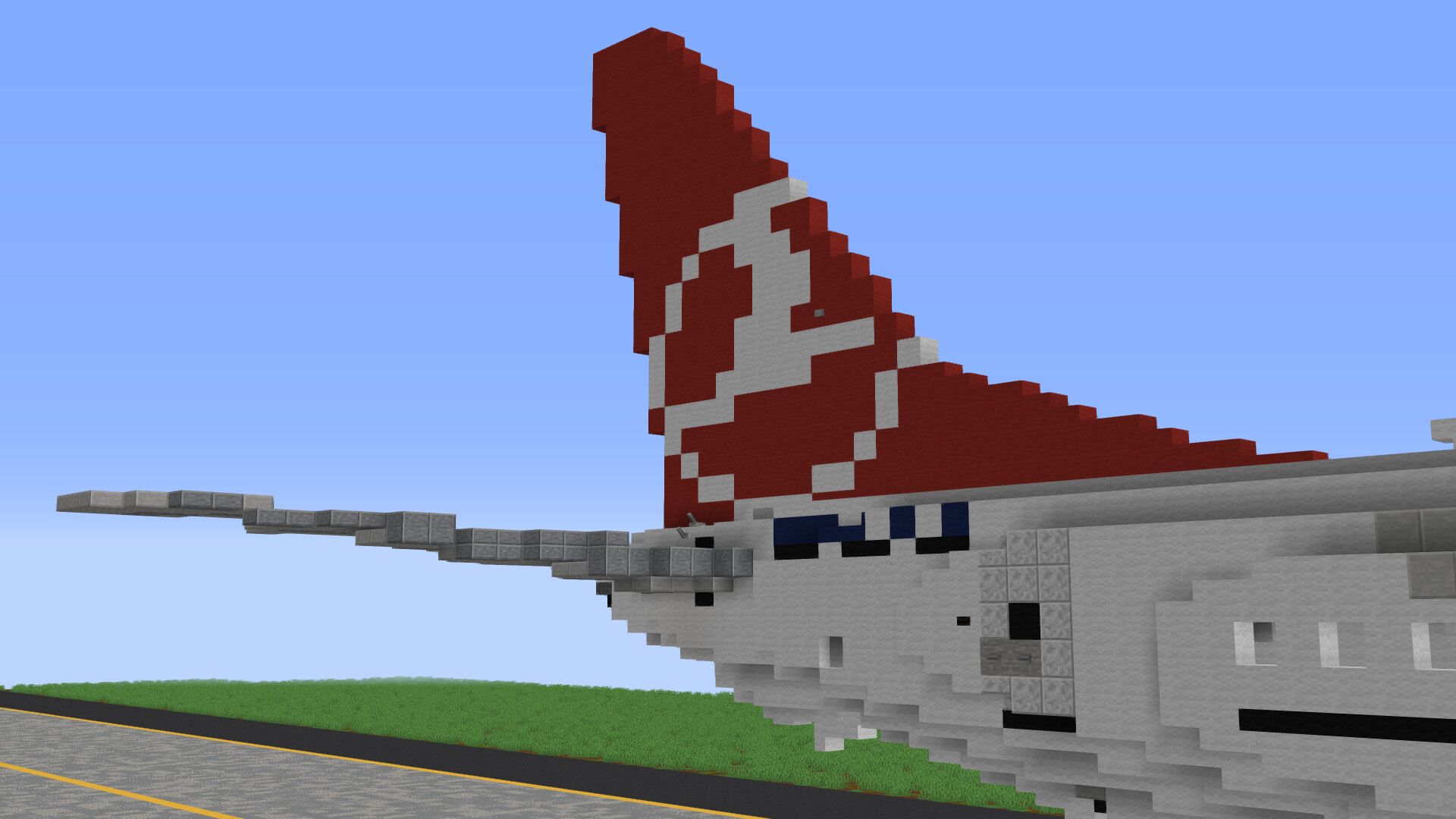 Turkish Airlines Boeing 737-900ER - 3:1 Scale Minecraft Map