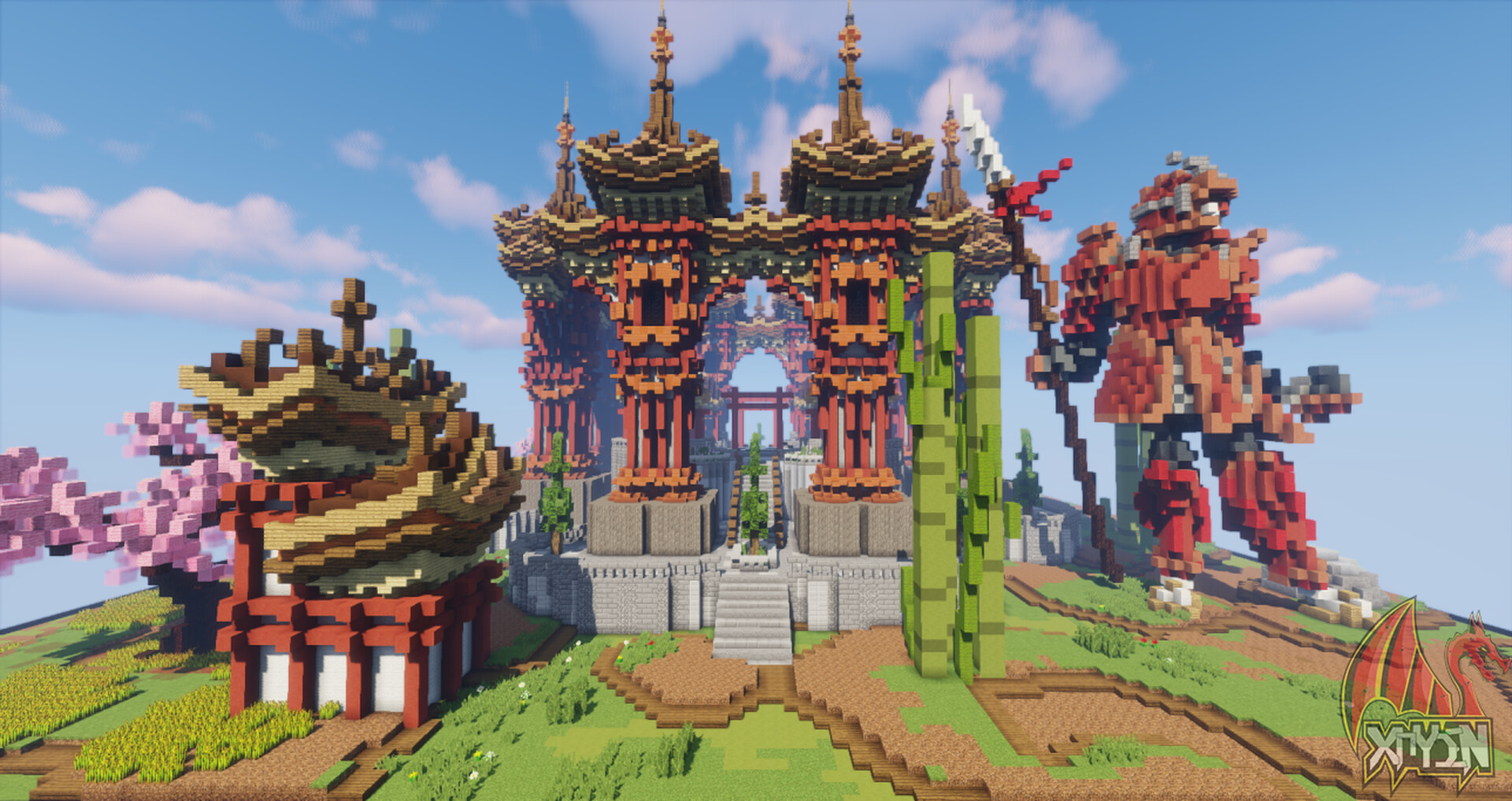 Oriental Samurai HCF Spawn - By Xayden Minecraft Map