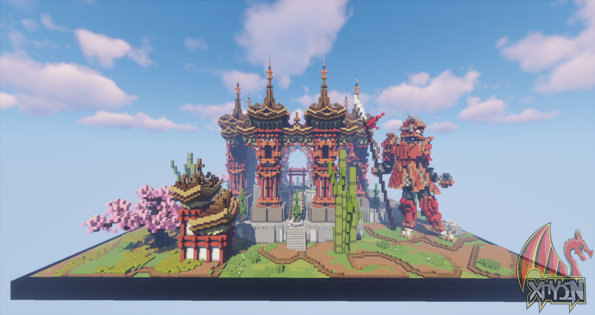 Oriental Samurai HCF Spawn - By Xayden Minecraft Map