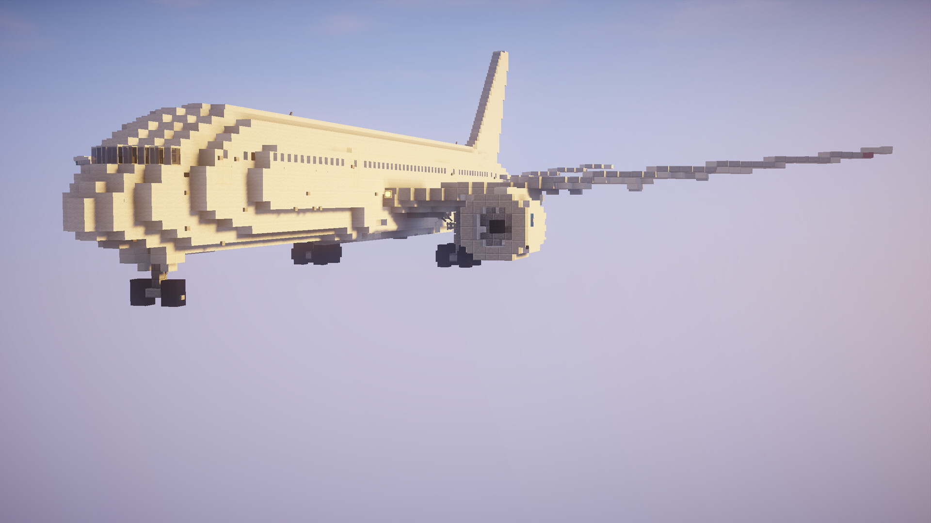 1,5:1 Boeing 787-9 Dreamliner (Updated) Minecraft Map