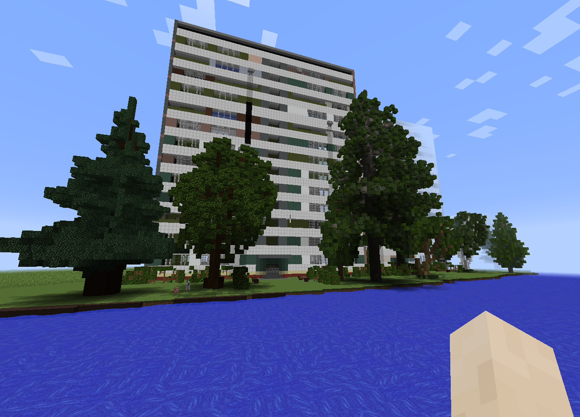 RESIDENCE SOVIET APARTMENT 12 FLOORS by Anderbest Minecraft Map