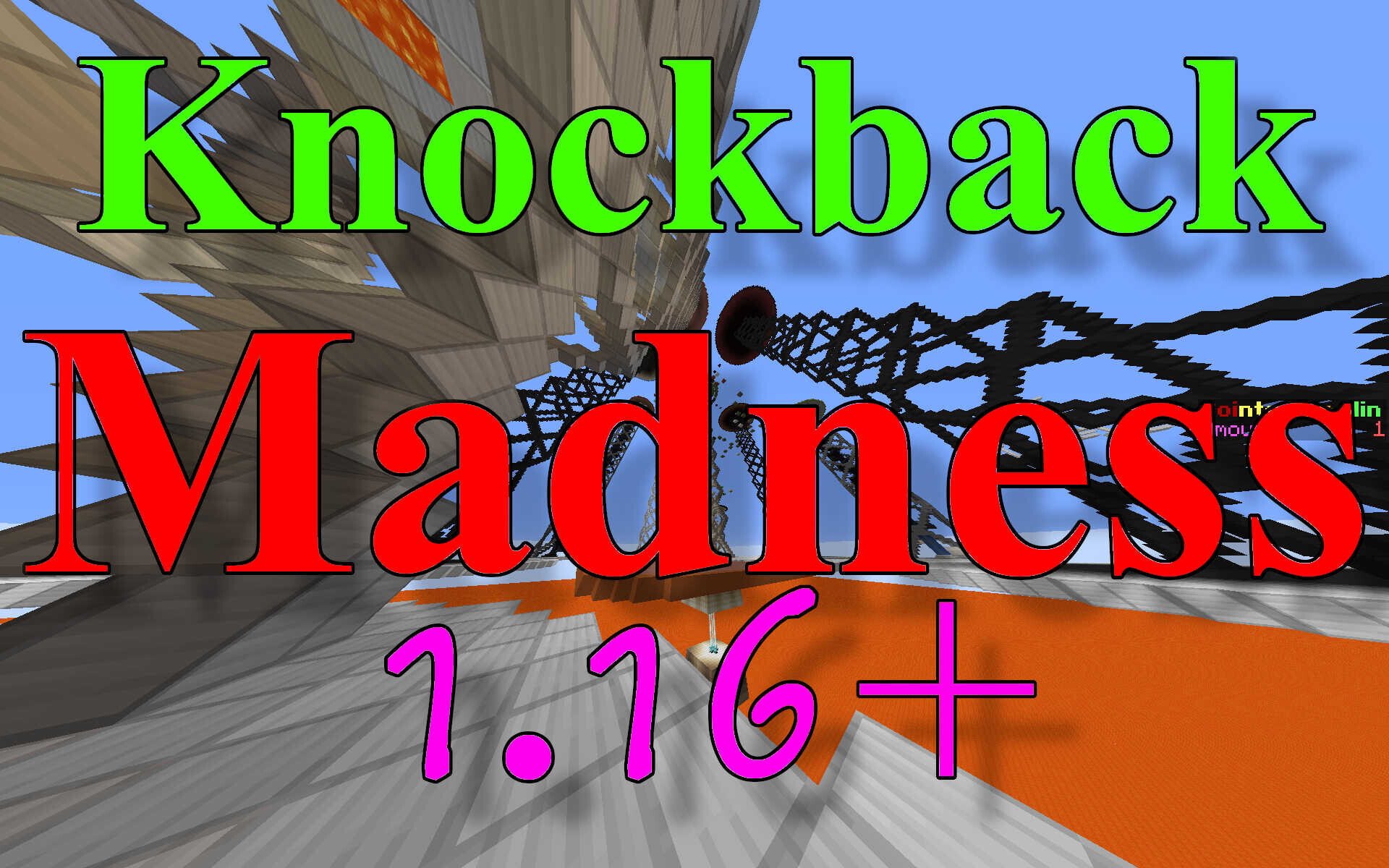 Knockback Madness (1.16+) Minecraft Map