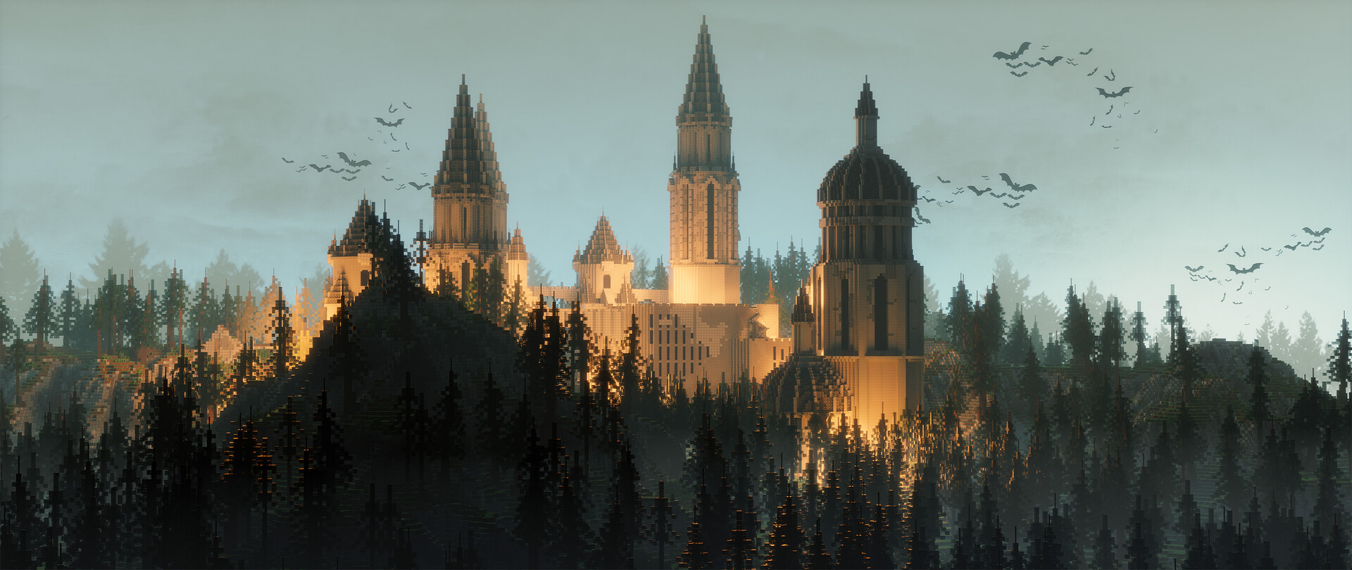 Halloween Castle - Free Spawn (1000x1000) Minecraft Map