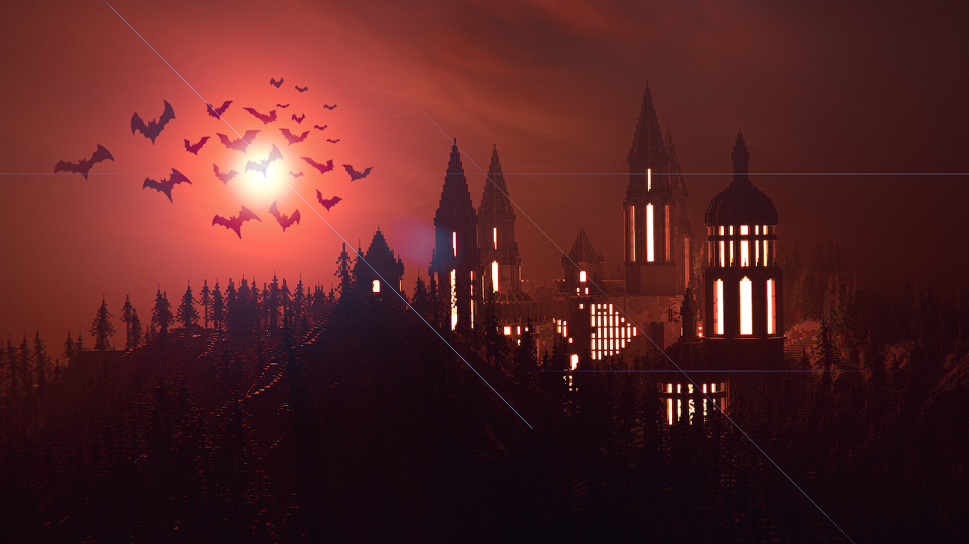 Halloween Castle - Free Spawn (1000x1000) Minecraft Map