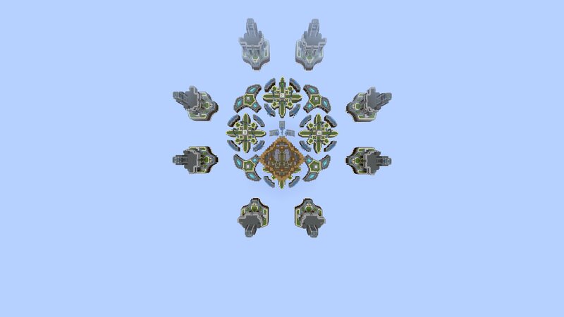 [Bedwars Map] Cascade Minecraft Map