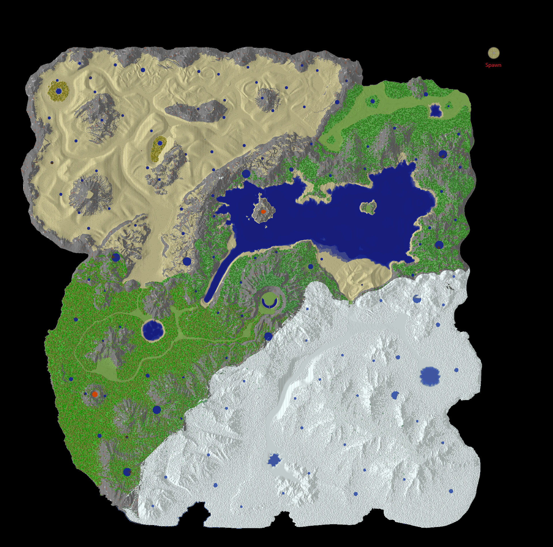 (1.12.2-UP) Skylands Map - Alpha (3,200 x 3,200 blocks) Minecraft Map