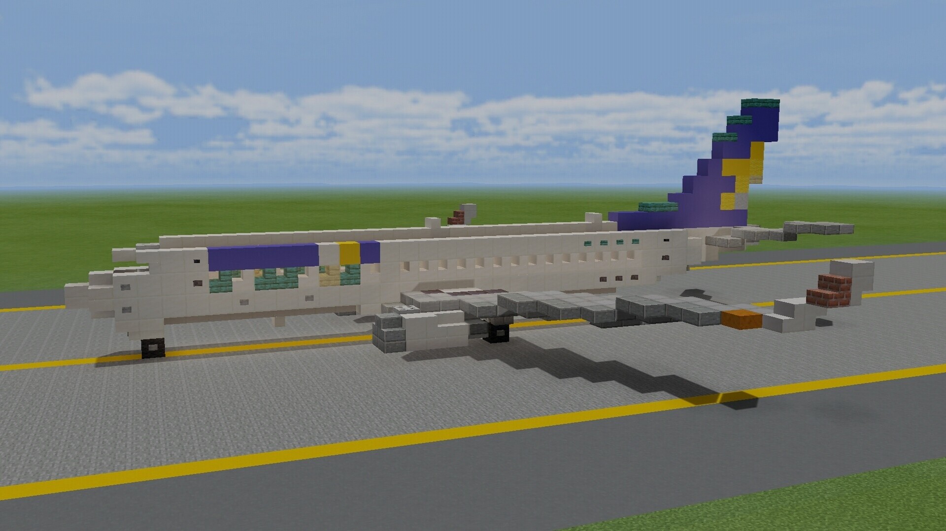 Boeing 737-800 1:1 Scale Minecraft Map