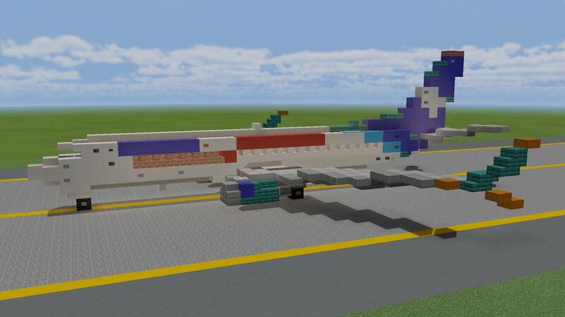 Boeing 737-800 1:1 Scale Minecraft Map