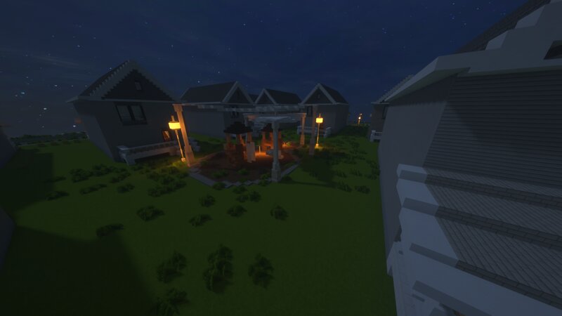 Traditional American Suburban Neighborhood Minecraft Map