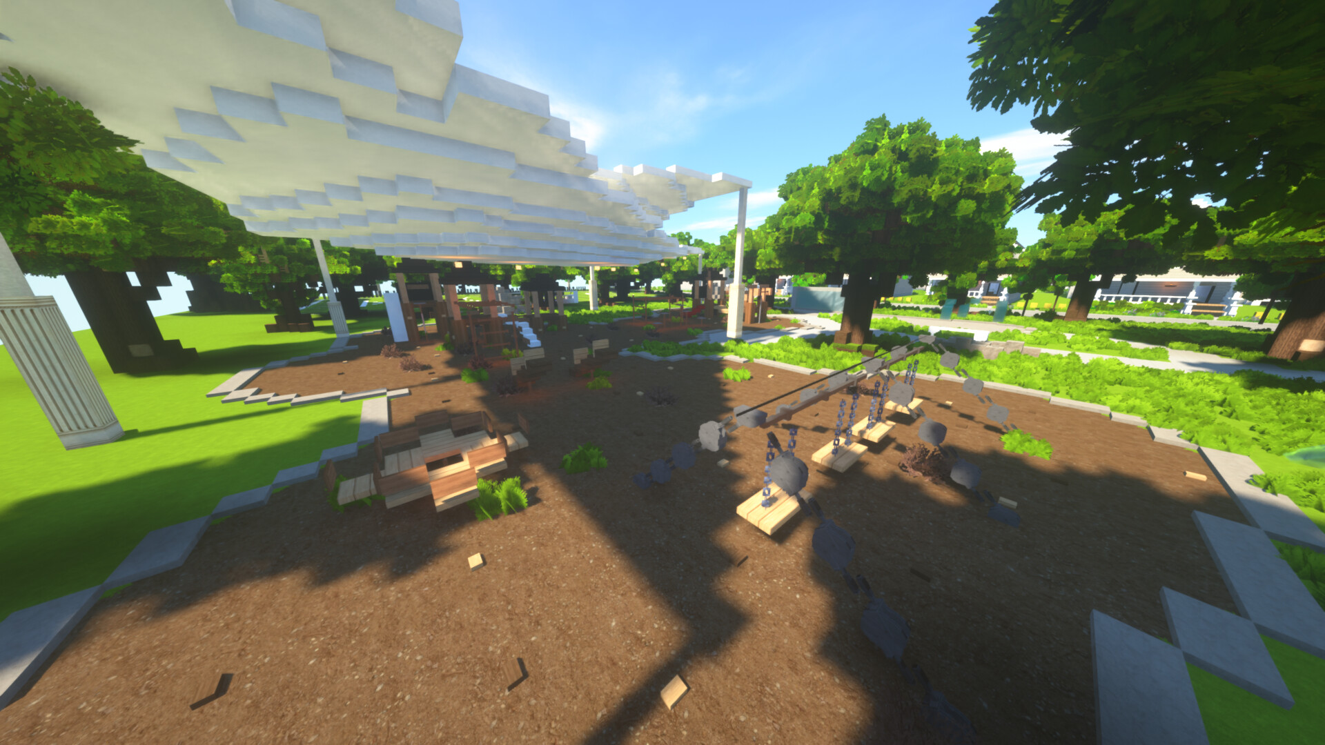 Traditional American Suburban Neighborhood Minecraft Map