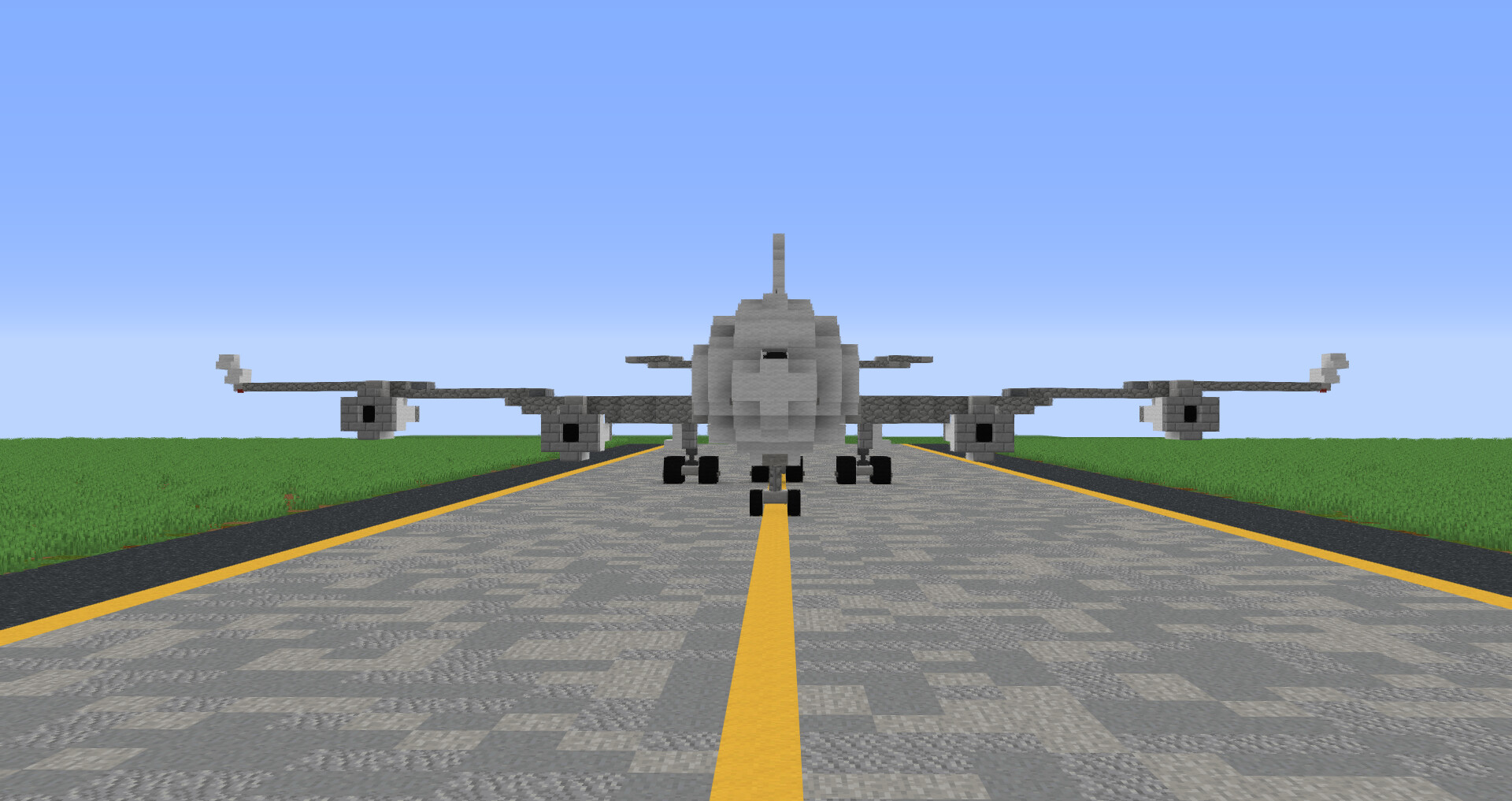 Airbus A340-200 - 1.25:1 Scale Minecraft Map
