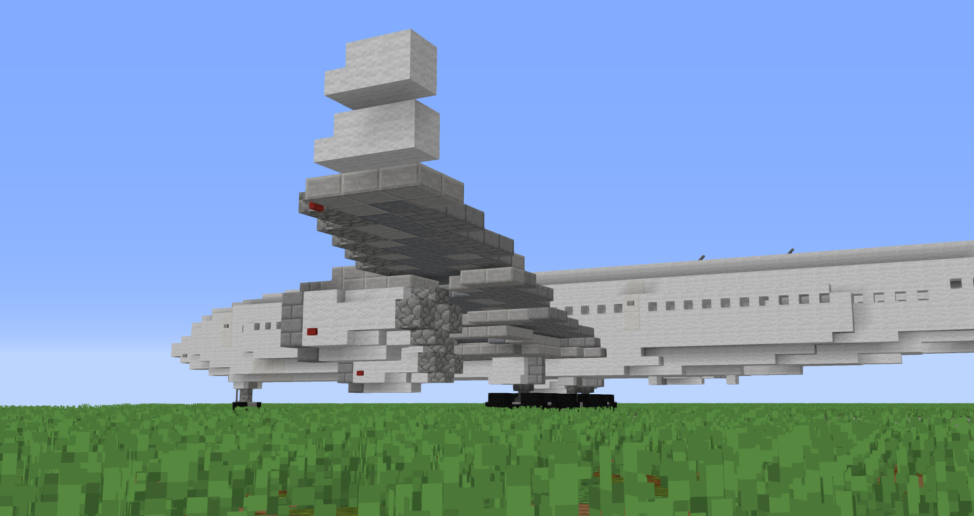 Airbus A340-200 - 1.25:1 Scale Minecraft Map