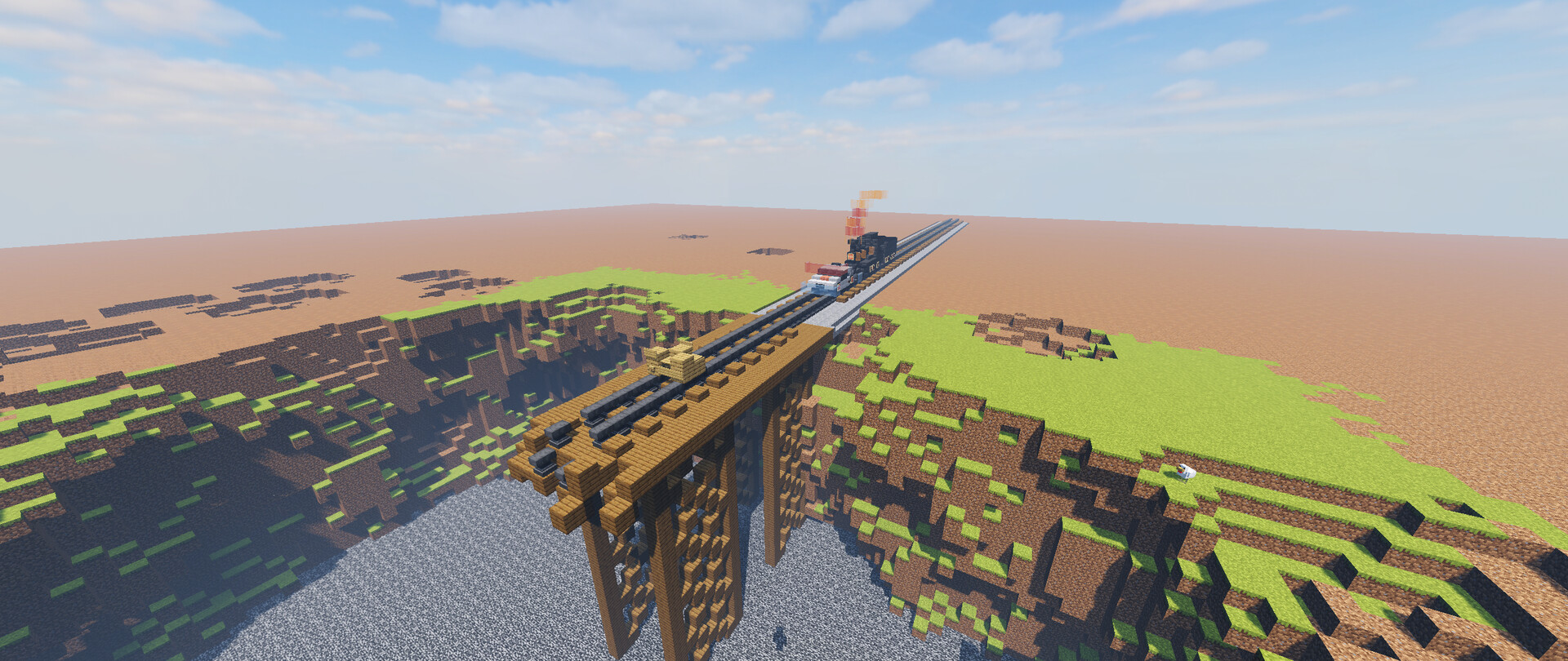BTTF train Minecraft Map