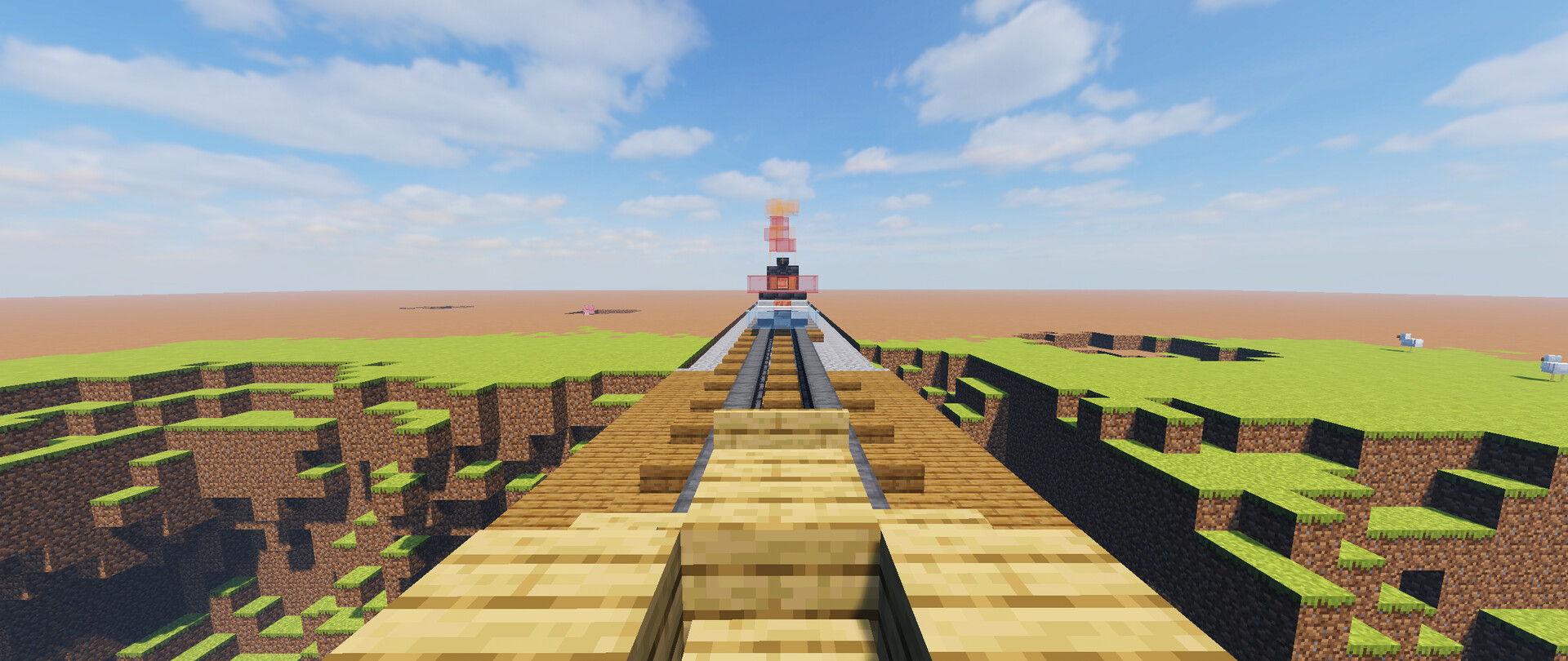BTTF train Minecraft Map