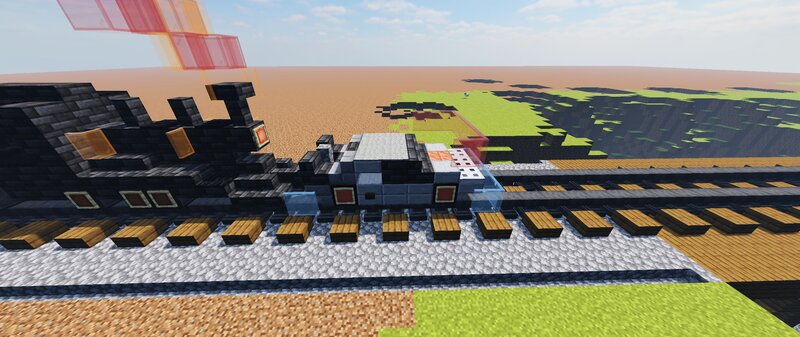 BTTF train Minecraft Map