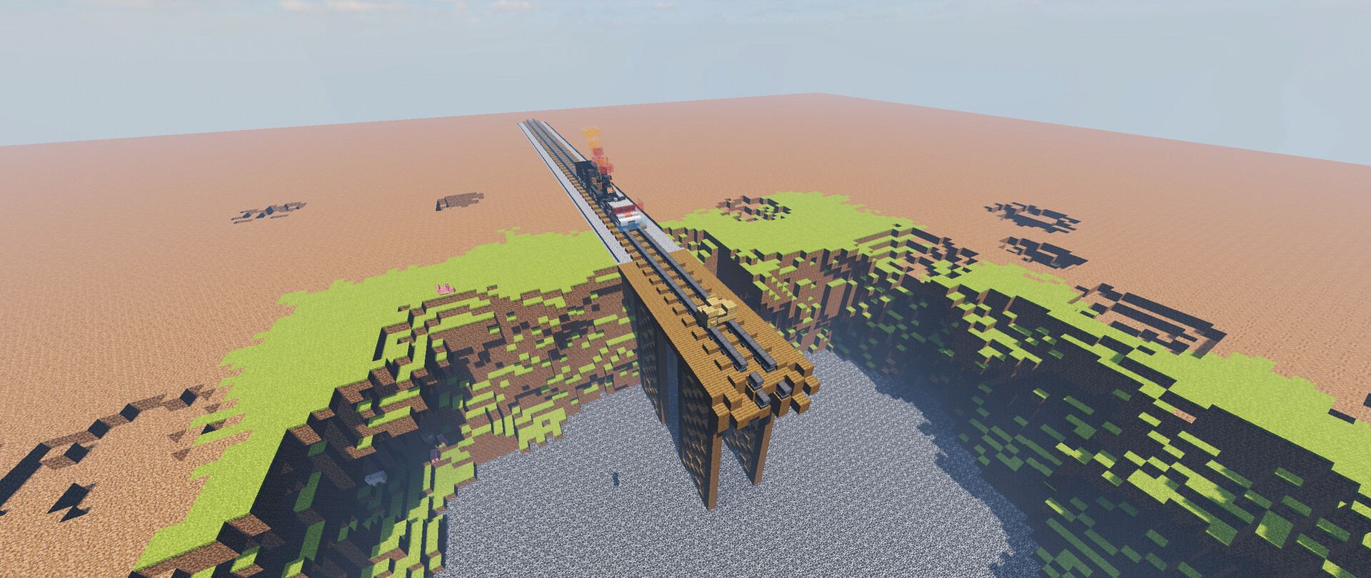 BTTF train Minecraft Map