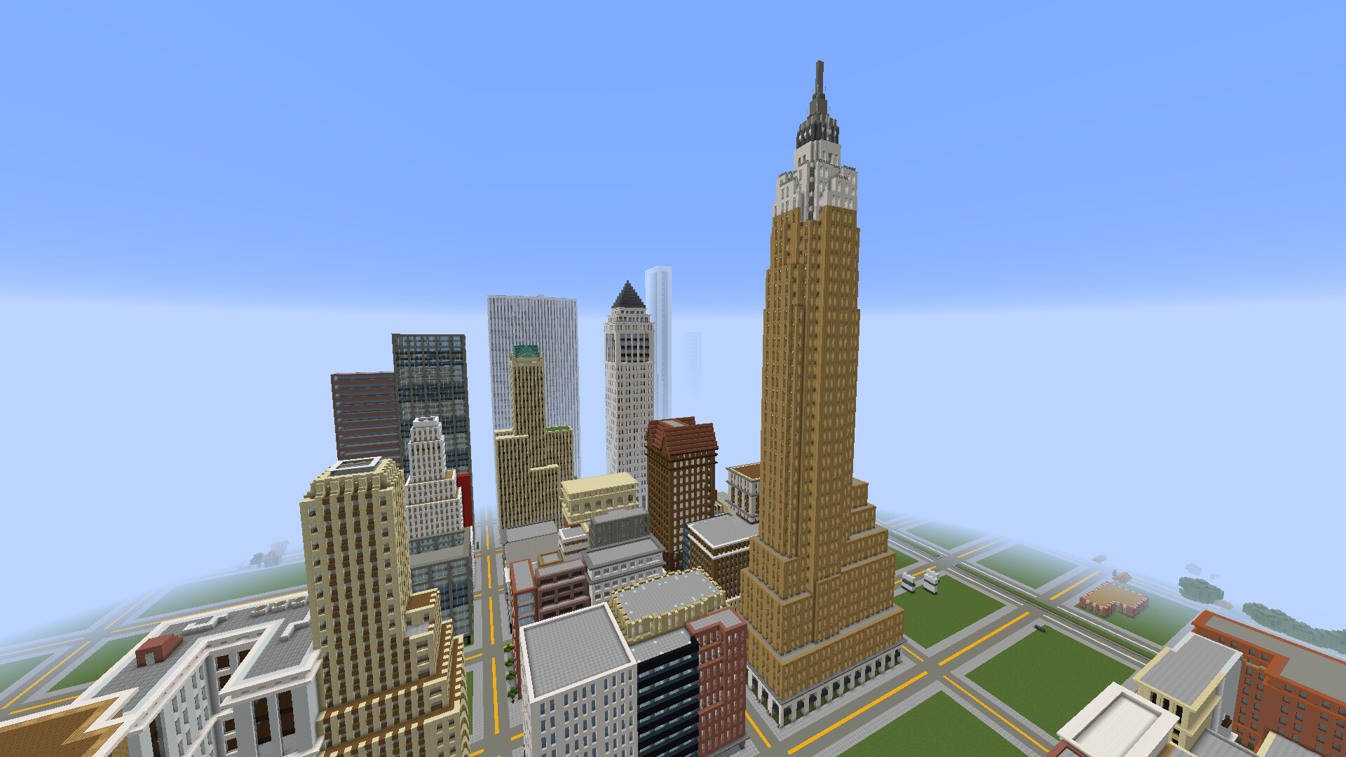 Rainville, a Minecraft city built by 1 person Minecraft Map