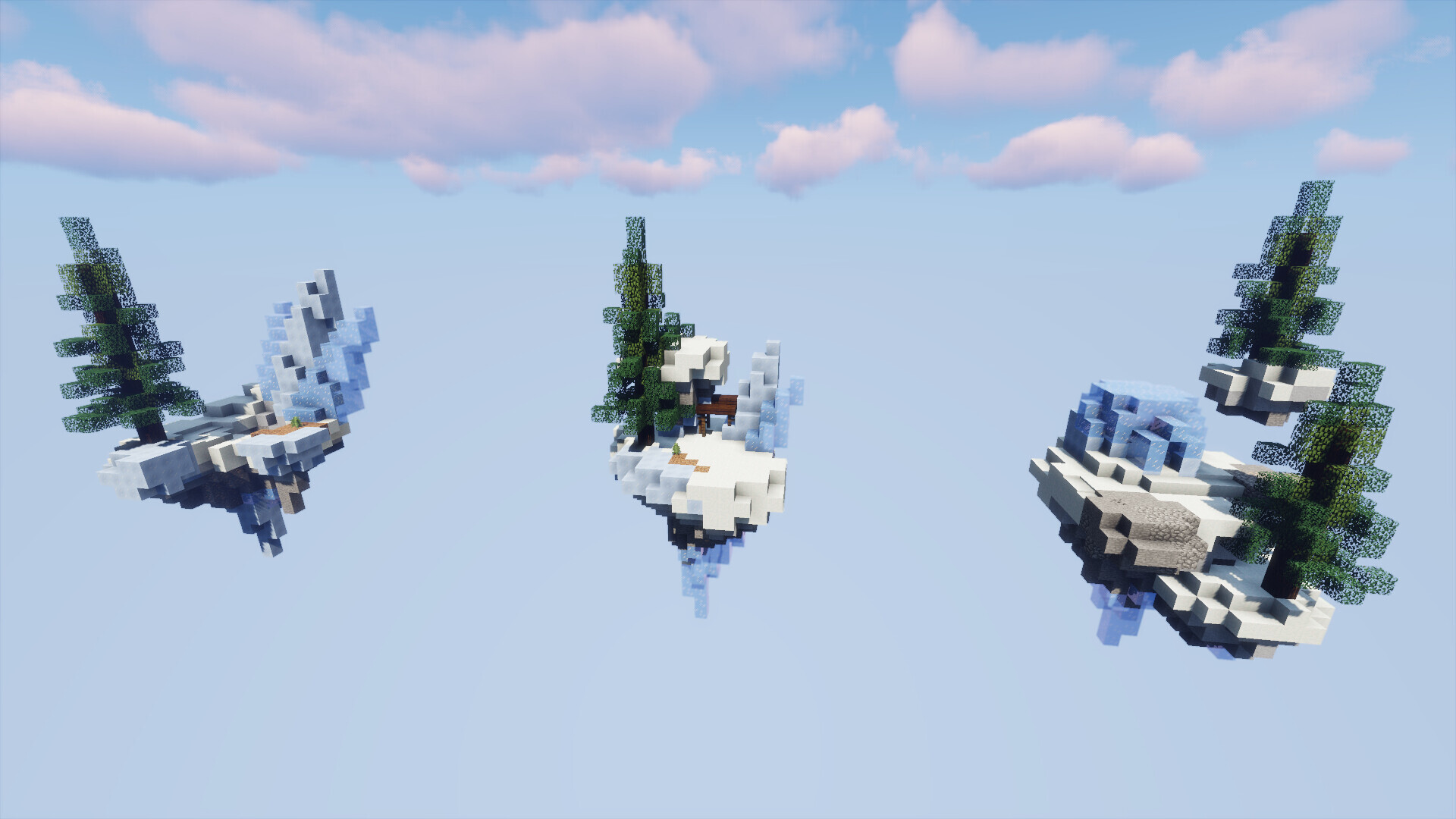 25x SkyBlock Starting Islands Pack Minecraft Map