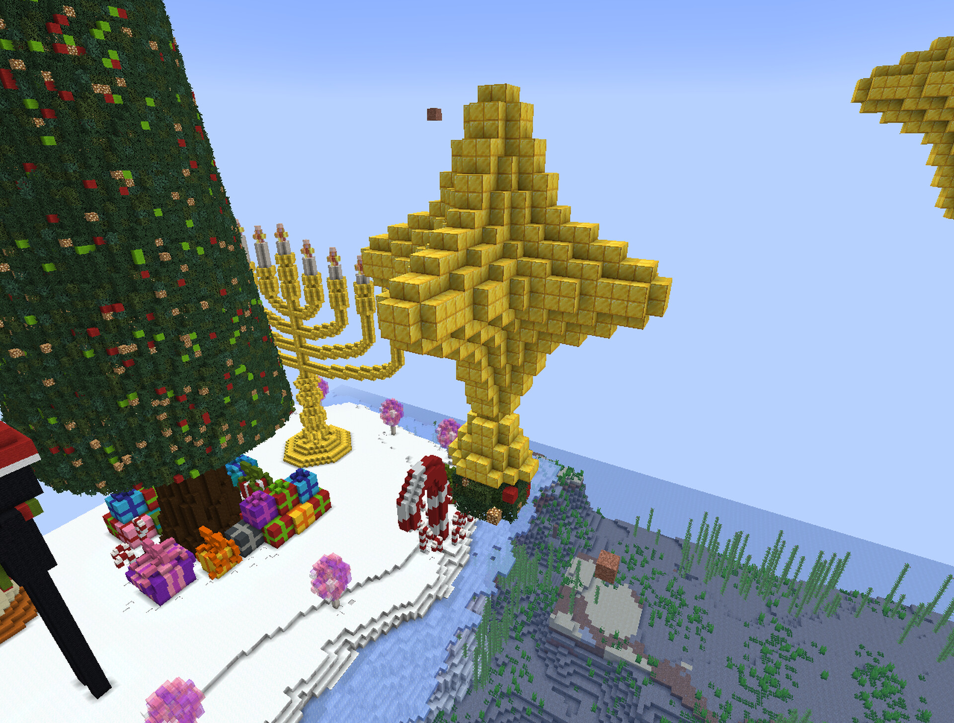 Holiday Tree Topper (3d Gold Star) Minecraft Map