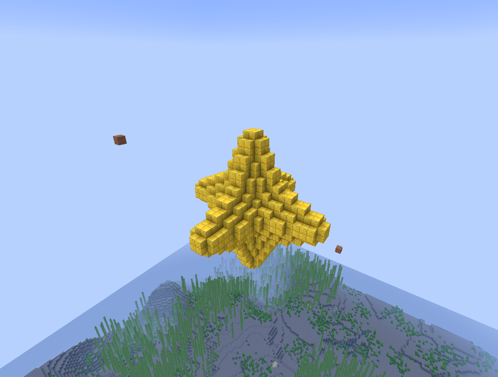 Holiday Tree Topper (3d Gold Star) Minecraft Map