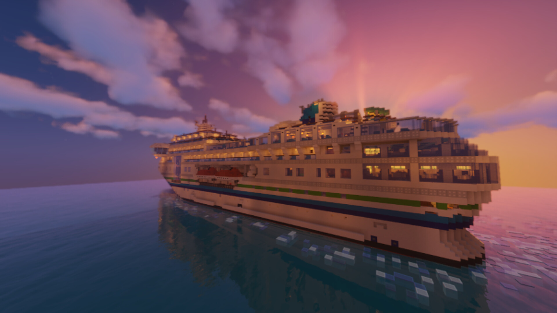 OACL Waterline - custom cruise ship Minecraft Map