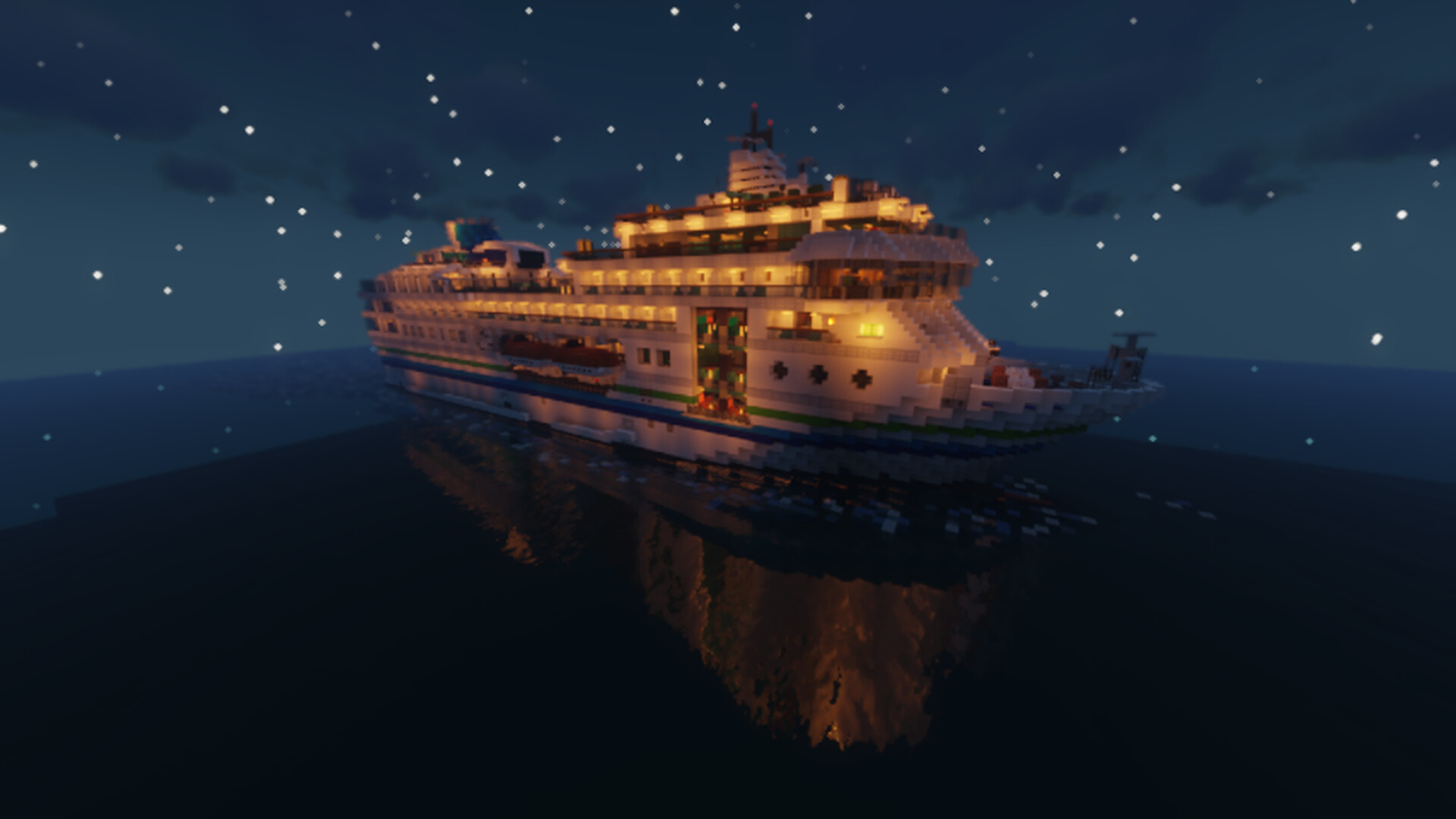 OACL Waterline - custom cruise ship Minecraft Map
