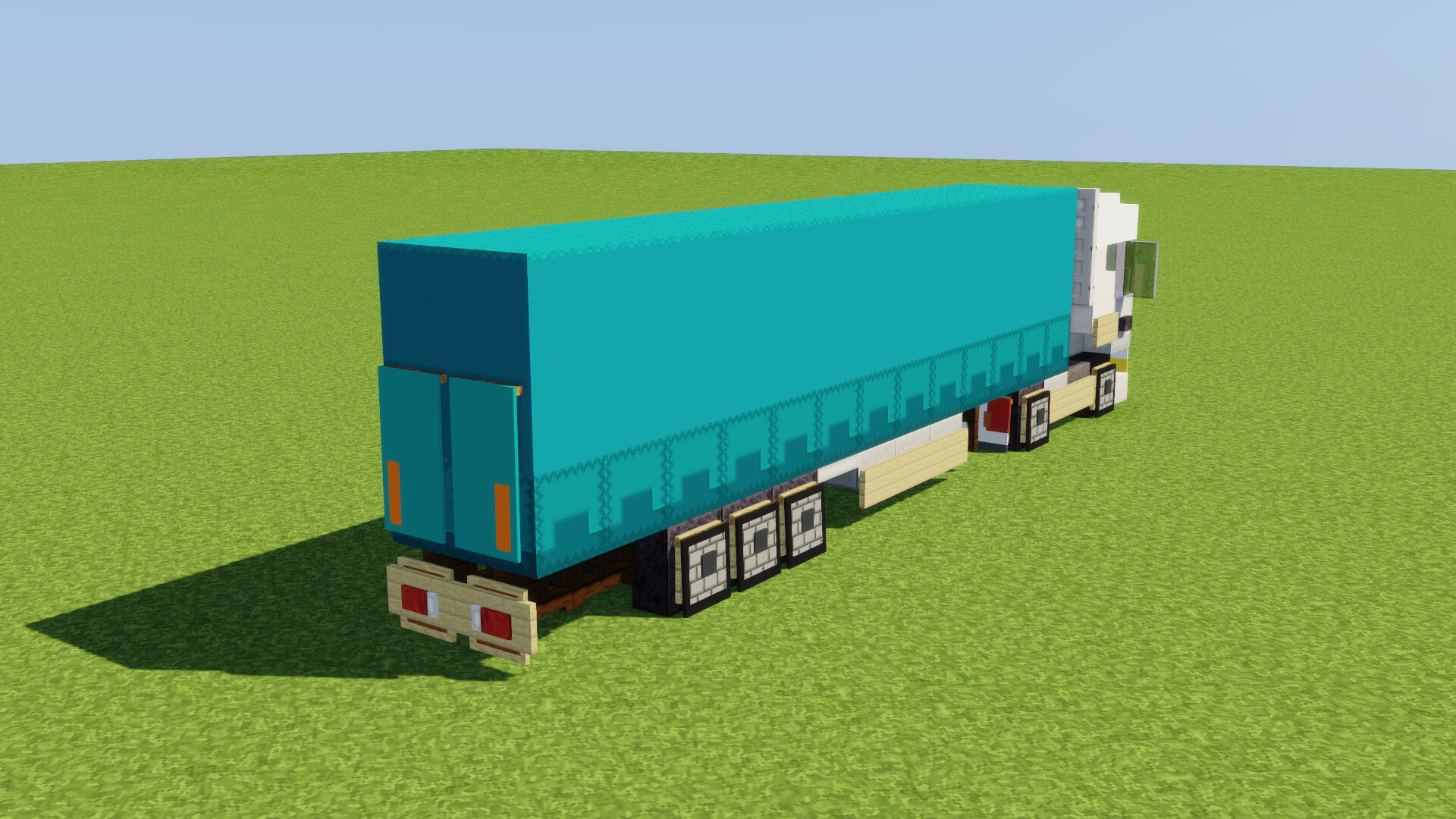 1:1 EU Semi-Trailer Truck Minecraft Map