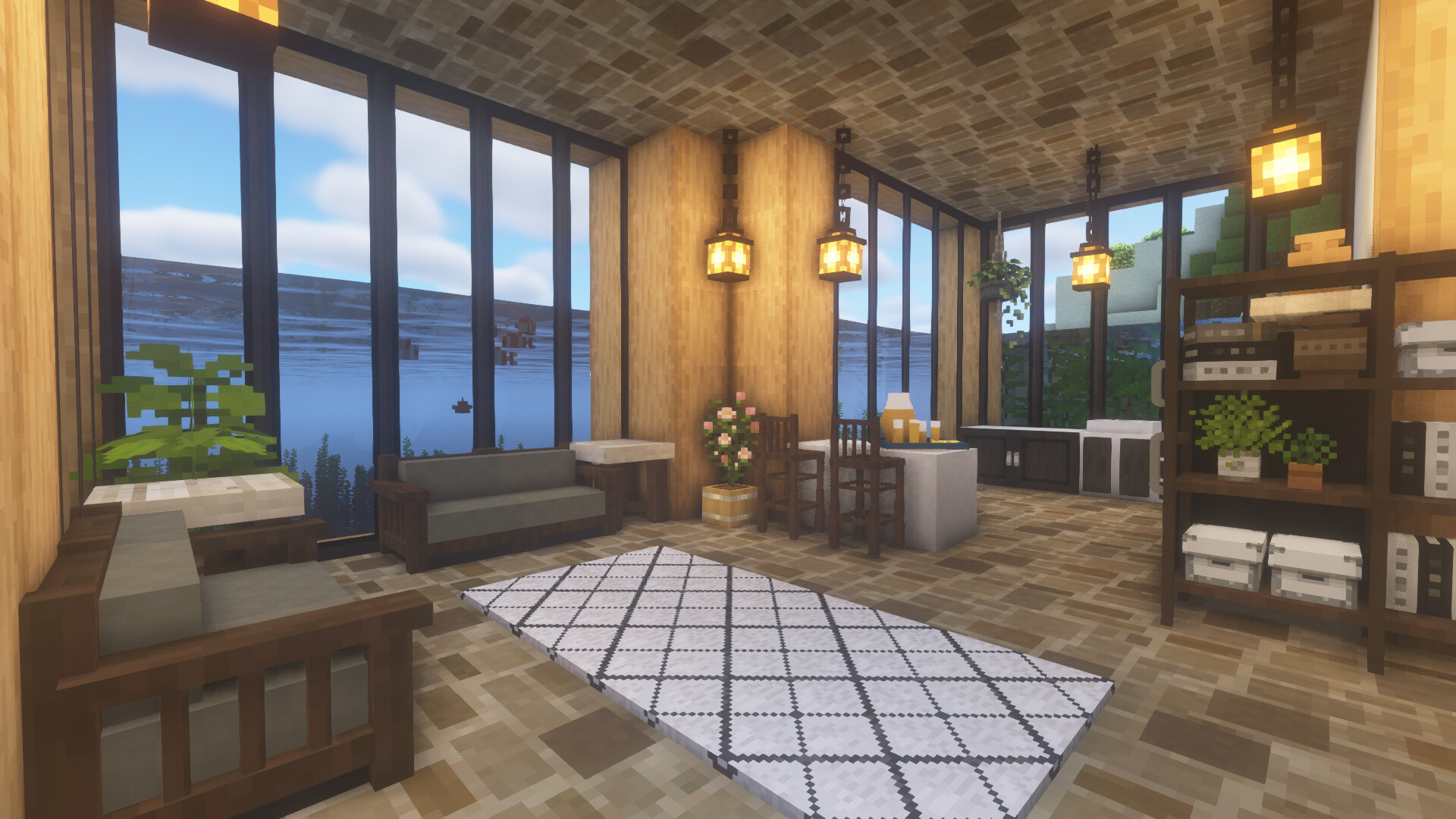 Partially Submerged Condo Minecraft Map