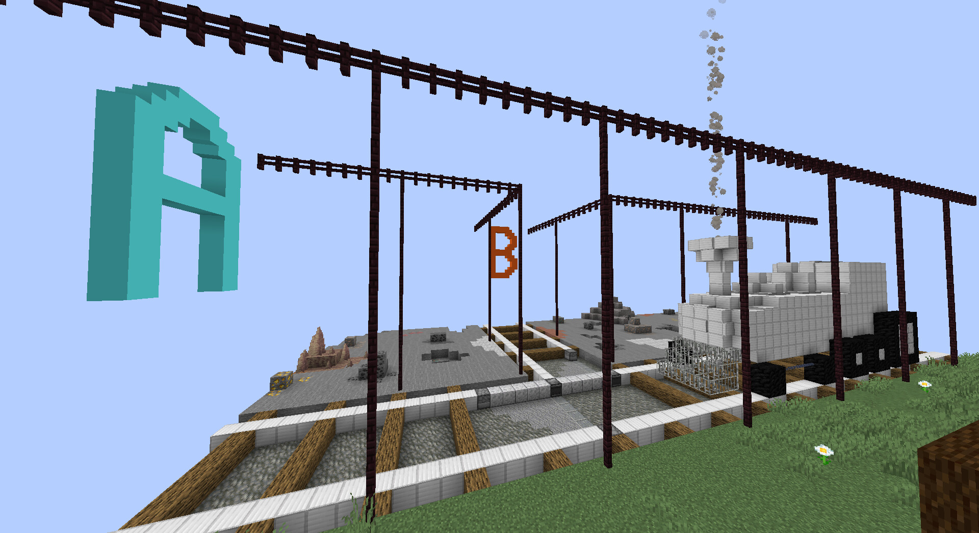 The Trolley Problem Minecraft Map